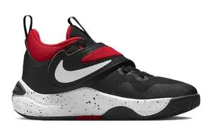 Nike Team Hustle D 11 Athletic Sneakers - Black/red