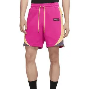 JORDAN Side Zipper Logo Label Lacing Straight Shorts