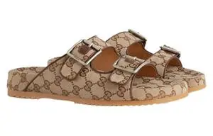 Gucci Double G Alphabet Straps Fashion Sandals