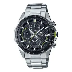 Casio Edifice Solar Powered Chronograph Watch - Black