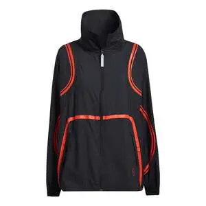 Adidas By Stella Mccartney Truepace Woven Jacket - Black/red