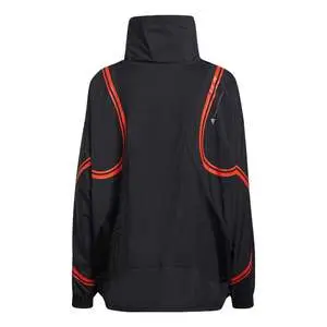 Adidas By Stella Mccartney Truepace Woven Jacket - Black/red