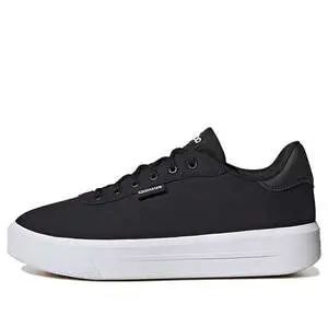 Adidas Court Platform Cln Shoes - Core Black/cloud White/core Black