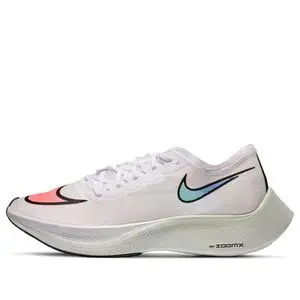 Nike Zoomx Vaporfly Next% "hyper Jade" Athletic Sneakers - White/red