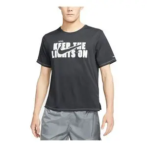 Nike Dri-fit Miler Wild Run Short Sleeve
