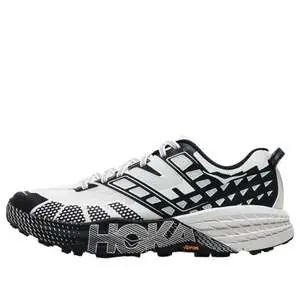 Hoka One One Speedgoat 2 Lace Up Sneakers - Black/frost