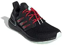 Adidas Ultraboost 20 Athletic Sneakers - Black/red/gray