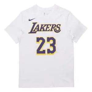 Nike Los Angeles Lakers James No.23 Basketball Jersey - White