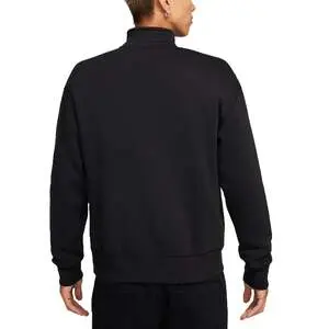 Nike Club Fleece Half Zip Sweatshirt - Black