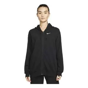 Nike Oversized Full-zip Hoodie Jacket - Black