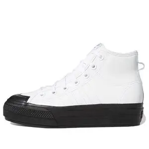 Adidas Nizza Rf Platform Mid Sneakers - White/black