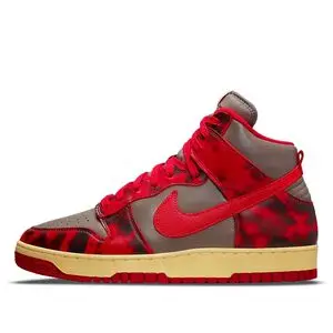 Nike Nike Dunk High 1985 Acid Wash Sneakers Red/gray