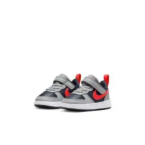 Nike Court Borough High Top Sneakers - Grey/red