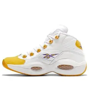 REEBOK Reebok Question Mid "Yellow Toe" Athletic Sneakers Yellow