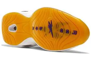 REEBOK Question Mid " Toe" Athletic Sneakers - Yellow