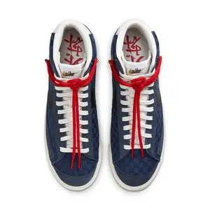 Nike Blazer Mid '77 Vintage 'sashiko' High Top Sneakers - Blue