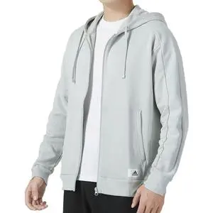 Adidas Lounge French Terry Full Zip Parka Jacket