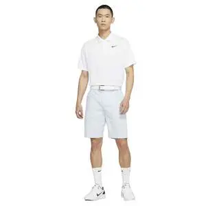 Nike Dri-fit Victory Solid Color Logo Printing Quick Dry Breathable Short Sleeve Polo Shirt White - Multi-color