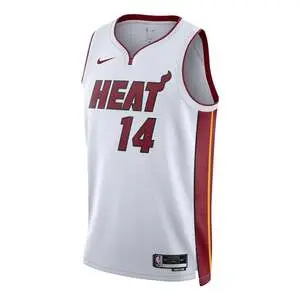 JORDAN X Nba Miami Heat Association Edition 22-23 Swingman Jersey - White/red