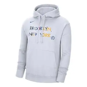Nike Brooklyn Nets Graphic Hoodie - White