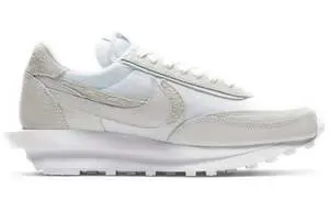 Nike X Sacai Ldwaffle Nylon Sneakers - White