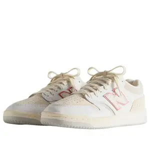 NEW BALANCE X Kith 480 "madison Square Garden" Low Top Sneakers - White/orange