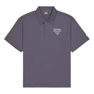 NEW BALANCE Athletics Polo Shirt Asia Sizing - Dark Grey