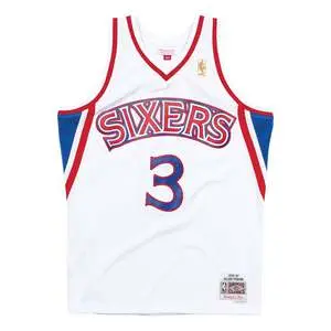Mitchell & Ness X Nba Philadelphia 76ers 1996-97 Home Swingman Jersey 'allen Iverson 3 - White