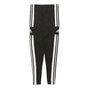 Adidas Classic Stripes Logo Knitted Sports Pants - Black
