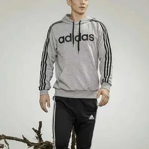 Adidas Long Sleeves Stay Warm Fleece Lined Gray