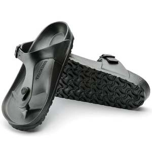 BIRKENSTOCK Gizeh Essentials Eva Metallic Sandals - Grey