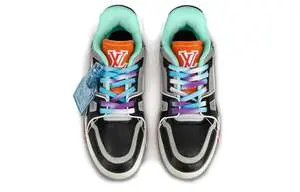 LOUIS VUITTON Trainers - Black/teal/red