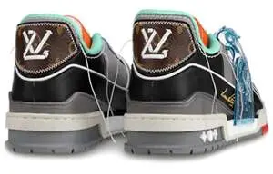 LOUIS VUITTON Trainers - Black/teal/red