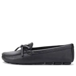 Prada Saffiano Leather Driving Loafers