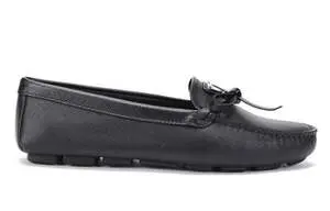 Prada Saffiano Leather Driving Loafers