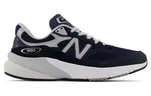 NEW BALANCE 990 V6 Athletic Sneakers - Navy/grey