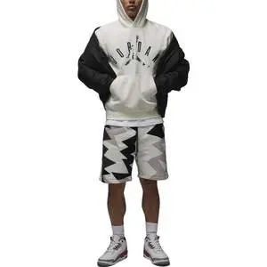 JORDAN Flight Mvp Fleece Pullover Hoodie - Sail/black