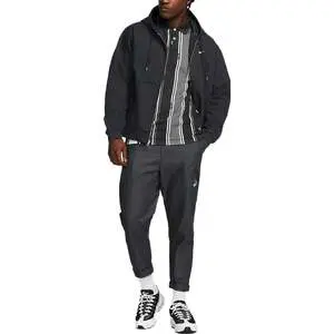 Nike Zip-up Hooded Jacket With Long Sleeves