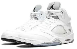 JORDAN 5 Retro "metallic White