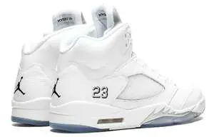JORDAN 5 Retro "metallic White
