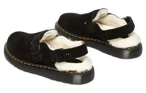 Dr. Martens Jorge Shearling Slingback Mule - Black