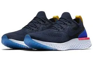 Nike Epic React Flyknit Athletic Sneakers - Navy