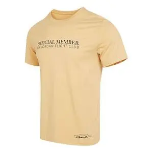 JORDAN Flight Mvp Logo T-shirt 'tan - Brown/black/tan