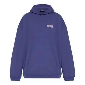 Balenciaga Balenciaga Political Campaign Hoodie Blue