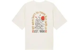 NEW BALANCE Cartoon Logo T-shirt Asia Sizing 'white