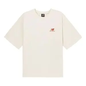 NEW BALANCE Cartoon Logo T-shirt Asia Sizing 'white - White/red