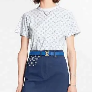 LOUIS VUITTON Ss22 Collar Chain Logo Short Sleeve
