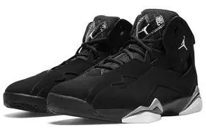 JORDAN True Flight Cool Grey Sneakers - Black