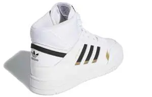 Adidas Drop Step High Top Sneakers - White