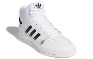 Adidas Drop Step High Top Sneakers - White
